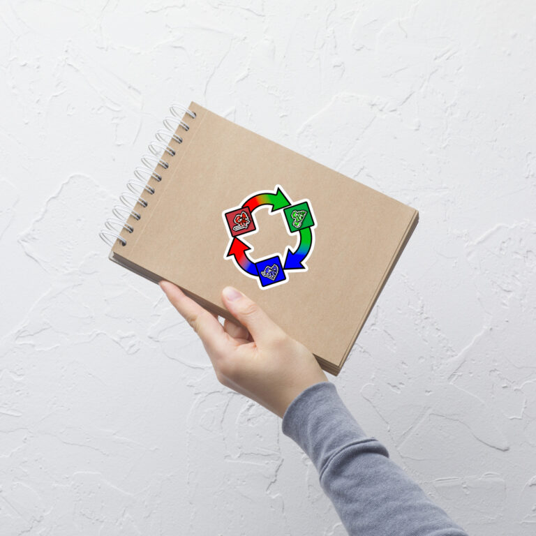 Weapon Triangle Fire Emblem Sticker - Fire Emblem Fan Merch